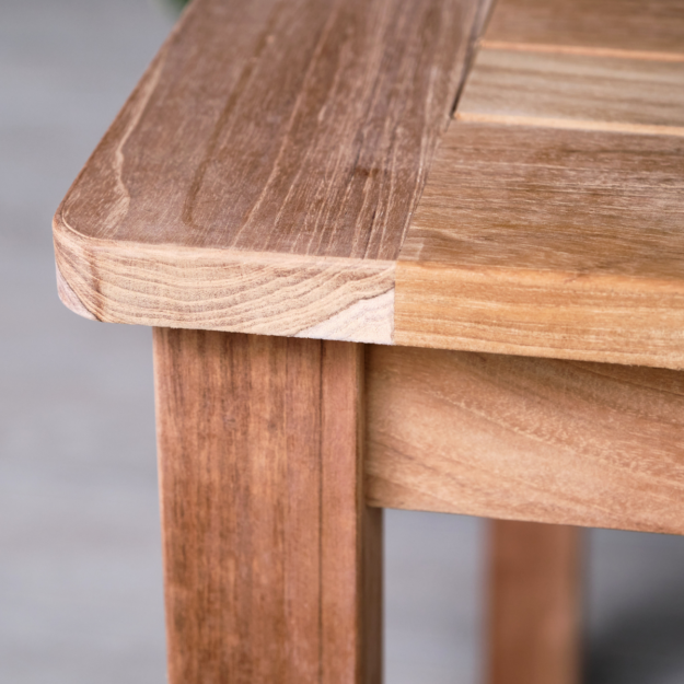 Outdoor Rectangular Teak Table - 1.9m - Woodberry