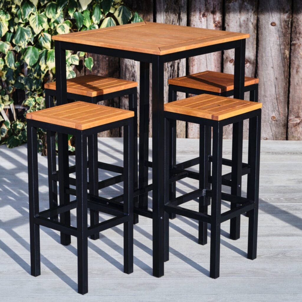Square Poseur Table – Hexham Range - Woodberry