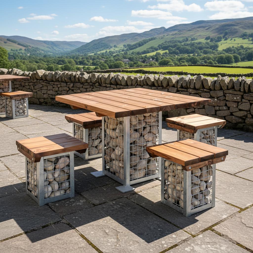 Gabion Tables | Gabion Benches | Gabion Seating