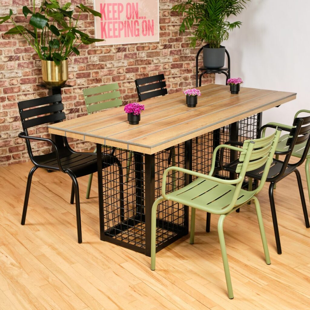 Large Rectangular Table - Gabion Range - Woodberry