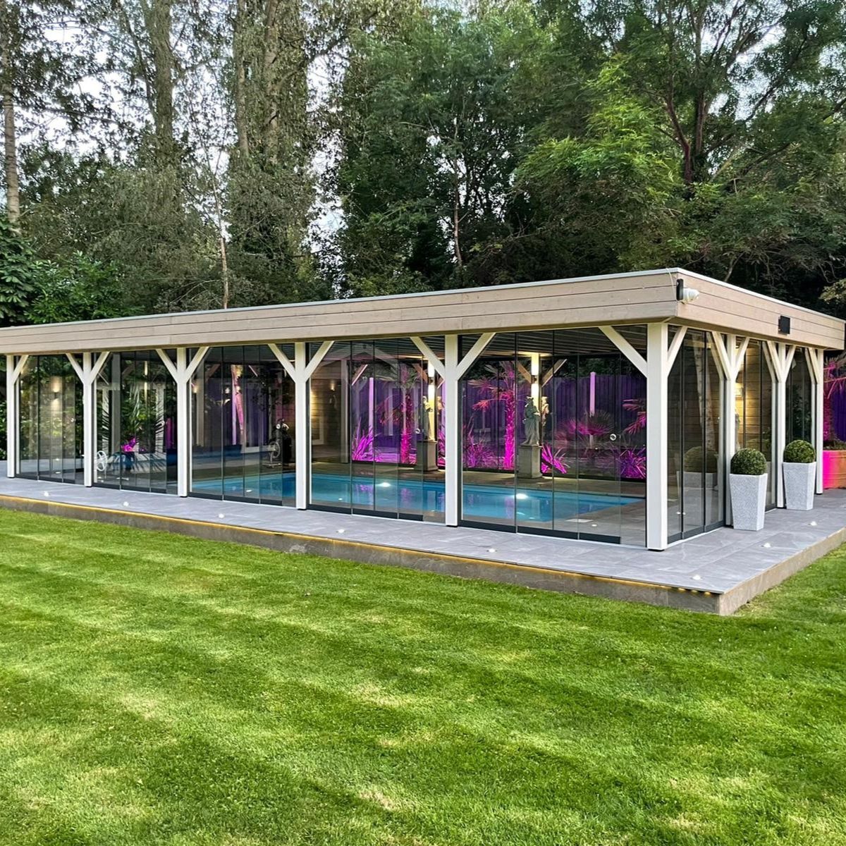 Bespoke Wooden Gazebo - Flat Roof - Woodberry