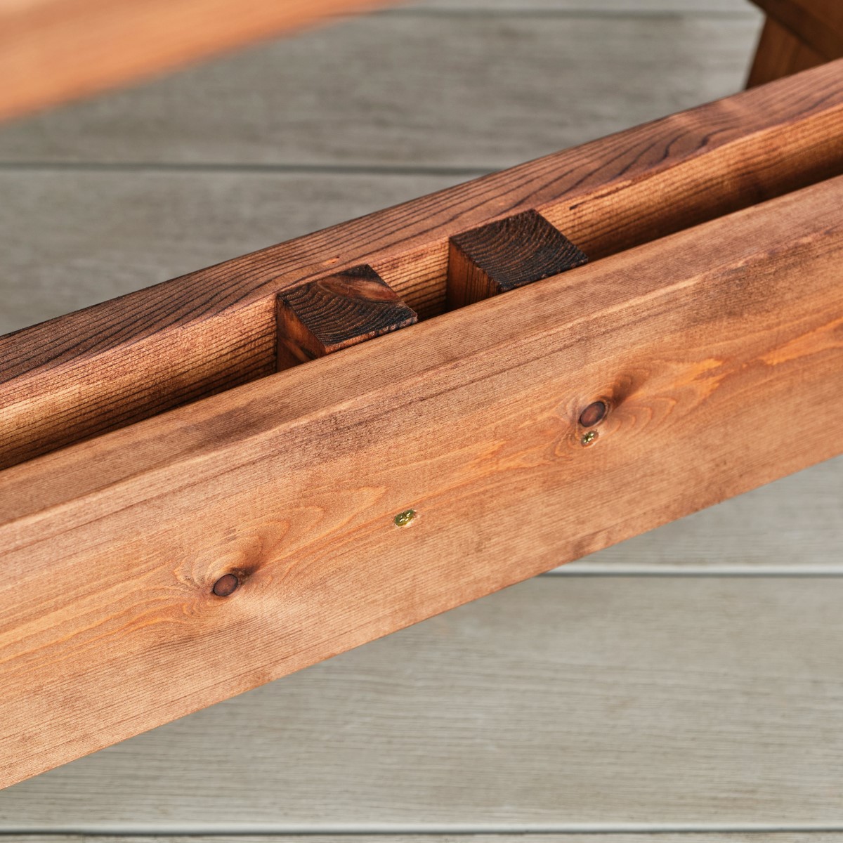 Chunky Wooden Rectangular Dining Table - Stirling Range - Woodberry