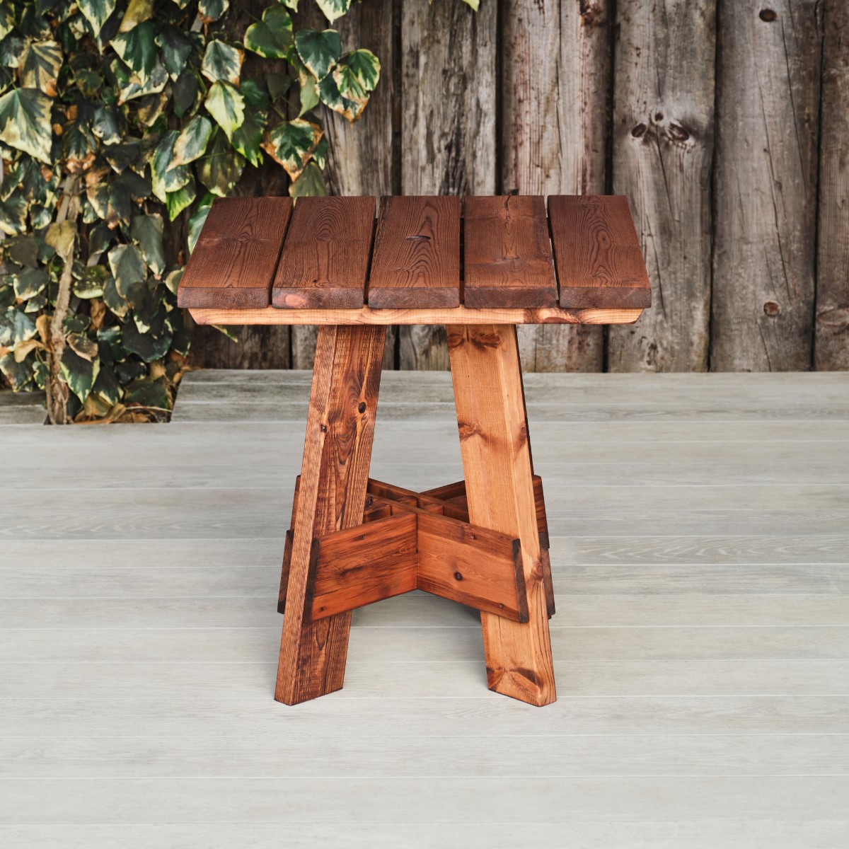 Chunky Wooden Square Dining Table - Stirling Range - Woodberry
