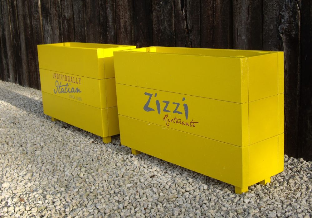 Coloured & Branded Planters - Woodberry