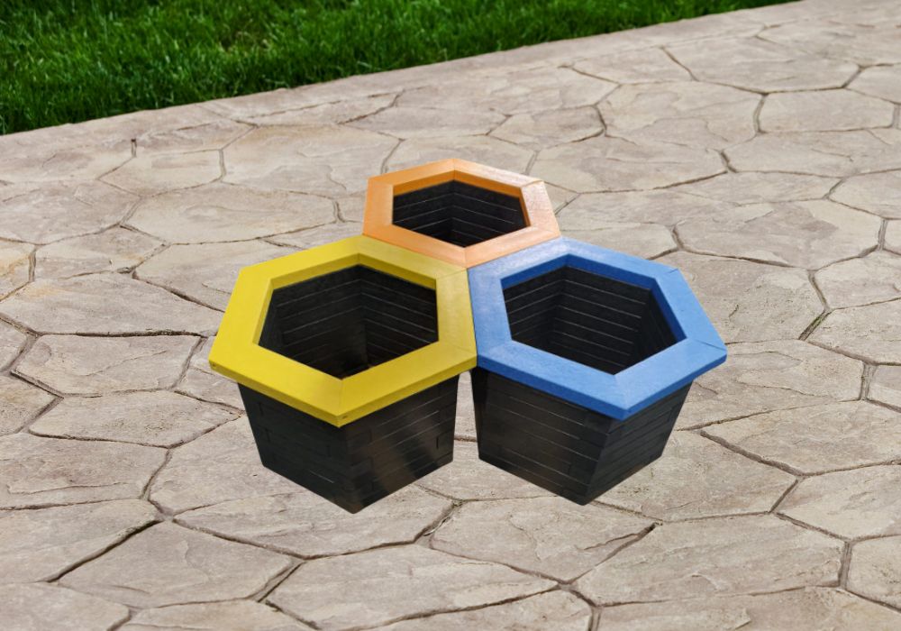 Recycled Plastic Planters - Woodberry