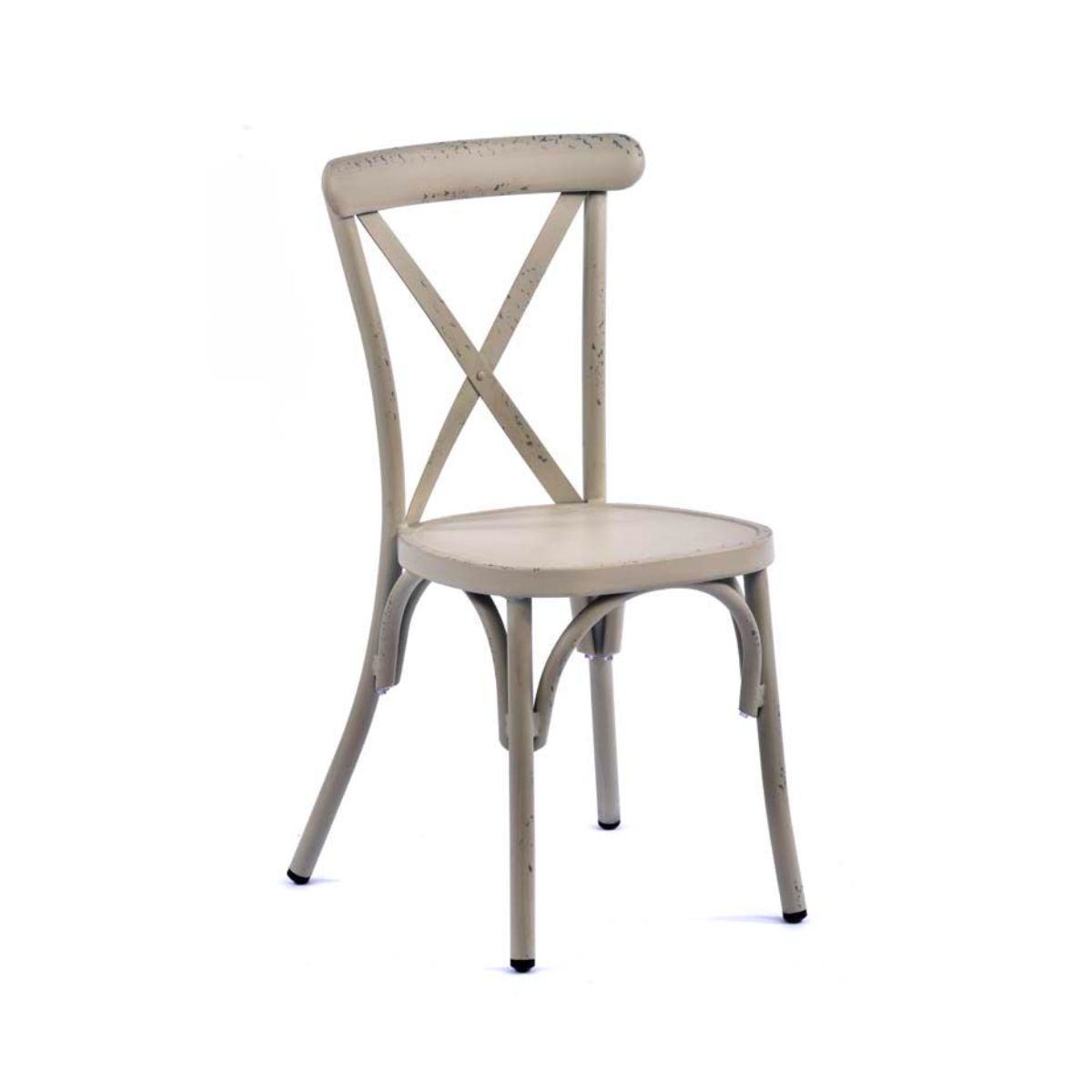 Retro Metal Side Chair - Provence Range - Woodberry