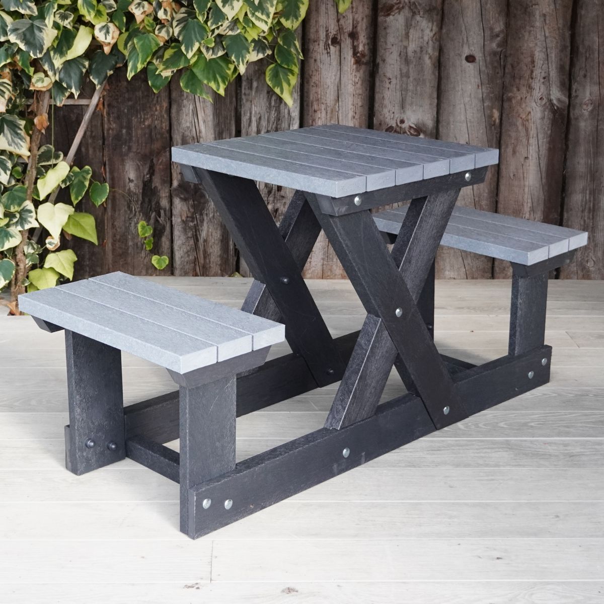 Recycled Plastic 2-Seater Picnic Table - Greendine - Woodberry